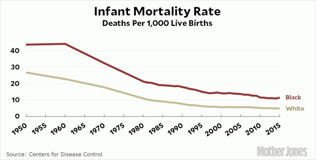 What are the differences in infant mortality by race? | Sustainability Math