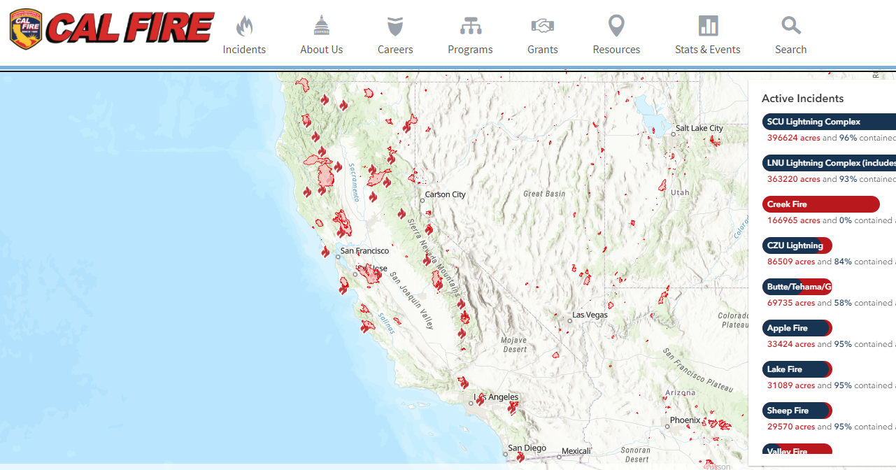 Where do we find CA wildfire data? | Sustainability Math